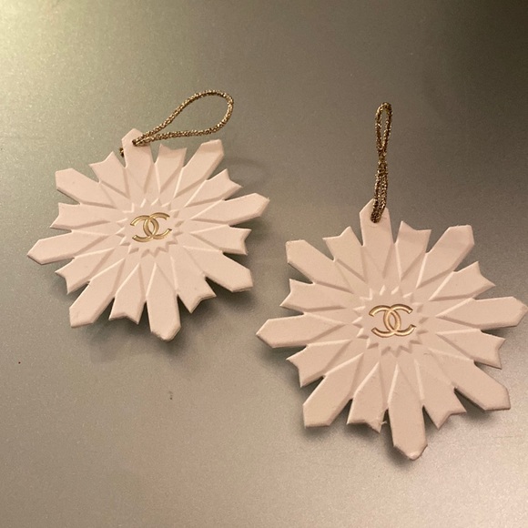 CHANEL | Accessories | Pair Of Chanel Holiday Gift Tags New Thick ...